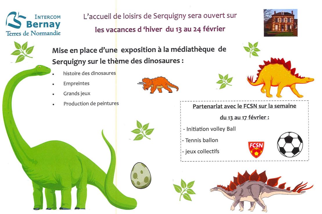 Accueil de loisirs de Serquigny en février - Serquigny - Site officiel ... Accueil de loisirs de Serquigny en février - Serquigny - Site officiel ...