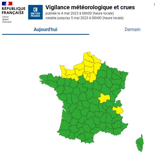 Vigilance météorologique - Serquigny - Site officiel de la Mairie ...