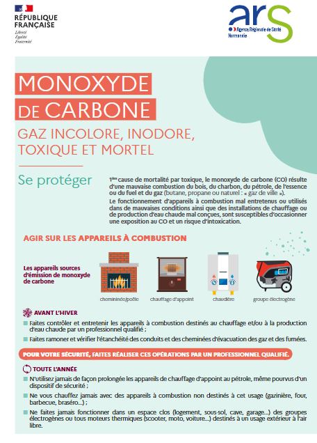 Campagne de prévention et d'information sur les risques d'intoxication ...